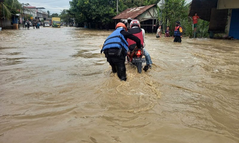 Ribuan Warga Aceh Utara Mengungsi Akibat Banjir