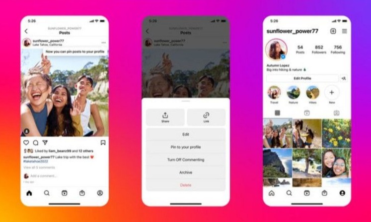 Instagram Uji Tampilan Layar Penuh