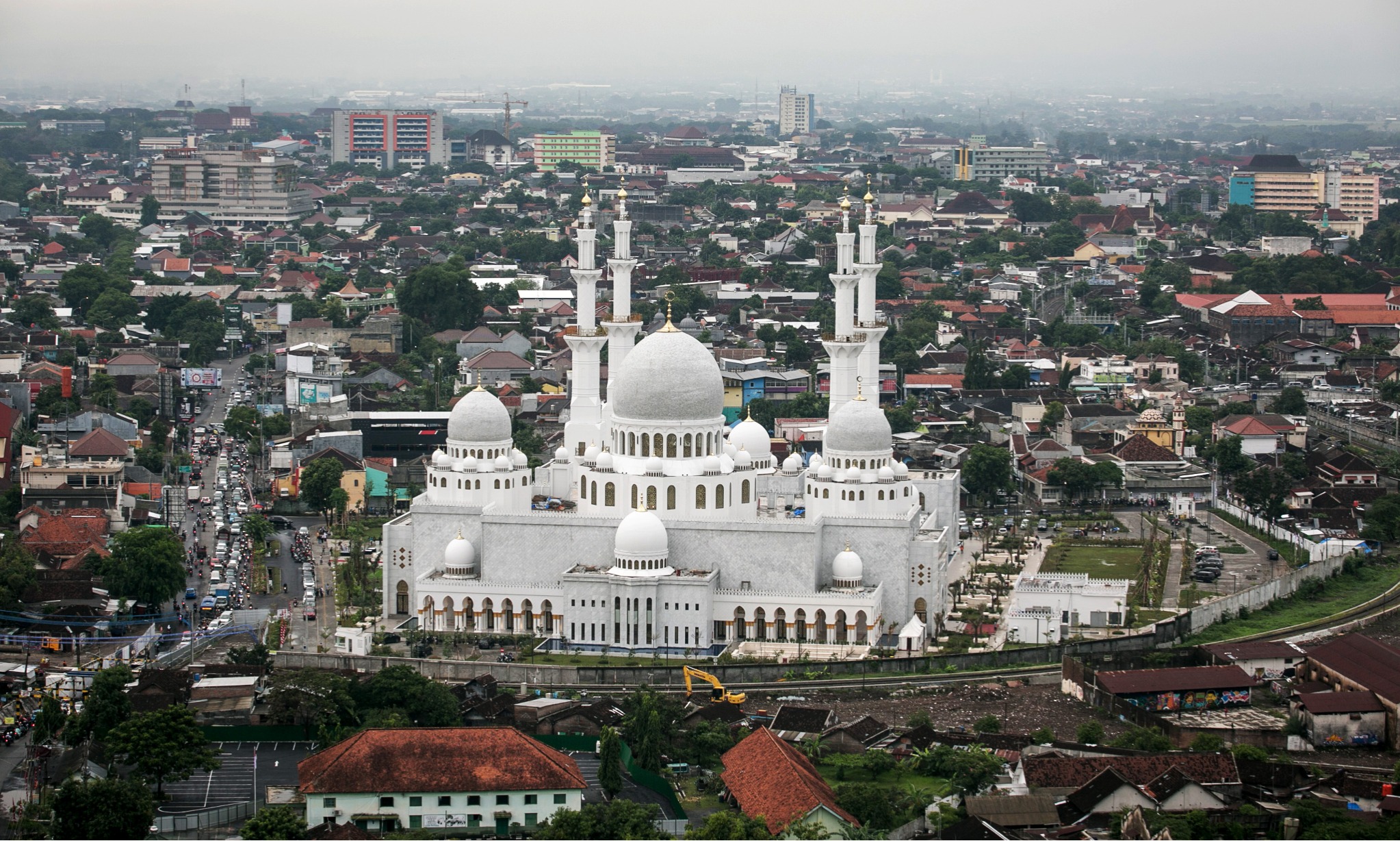 Masjid Syekh Zayed Solo, Miniatur Syekh Zayed Grand Mosque Abu Dhabi