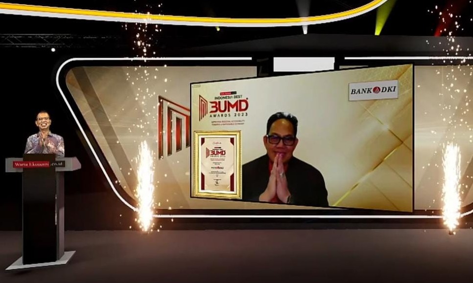 Dorong Inovasi, Bank DKI Raih Indonesia Best BUMD Awards 2023