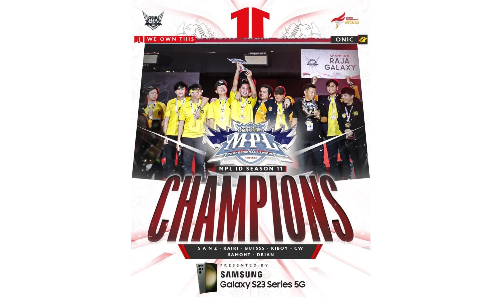 Dominasi MPL Indonesia, Onic Esports Pertahankan Gelar Juara