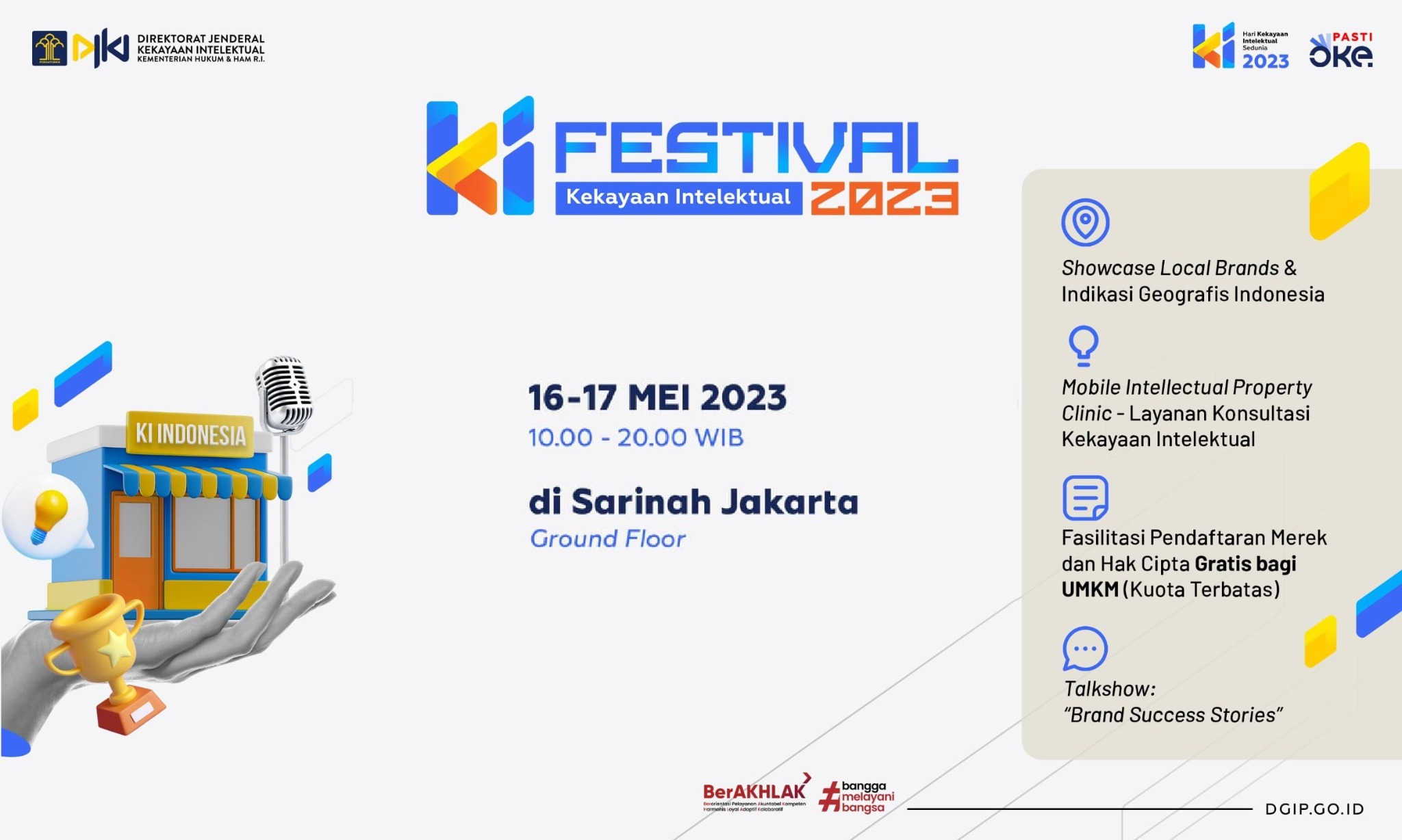 Festival Kekayaan Intelektual 2023 Digelar Di Jakarta