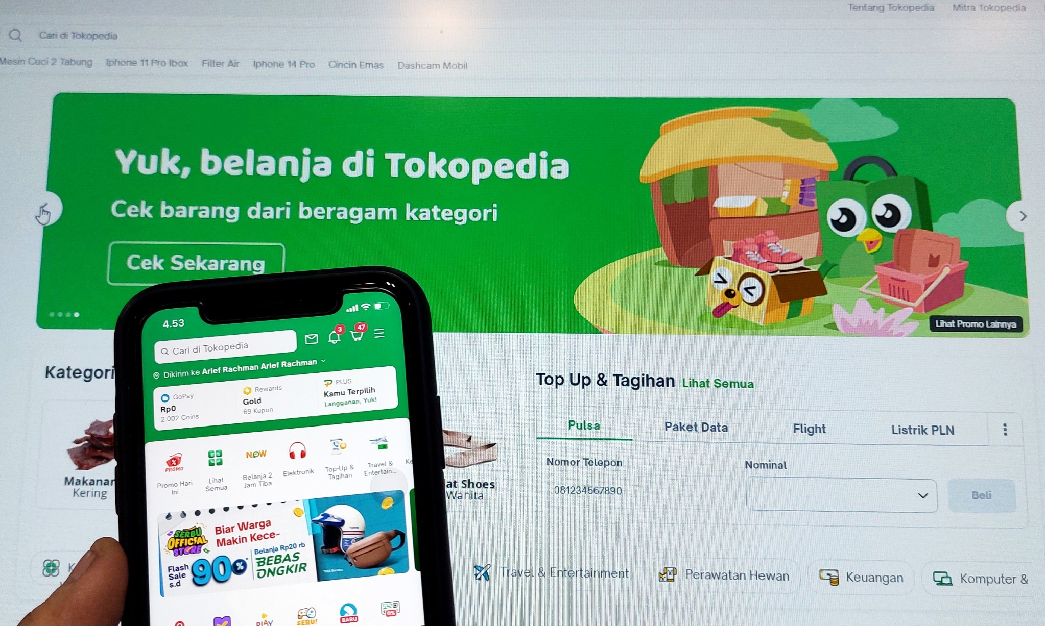 Tokopedia Sediakan Layanan Bayar PBB hingga Pajak Kendaraan