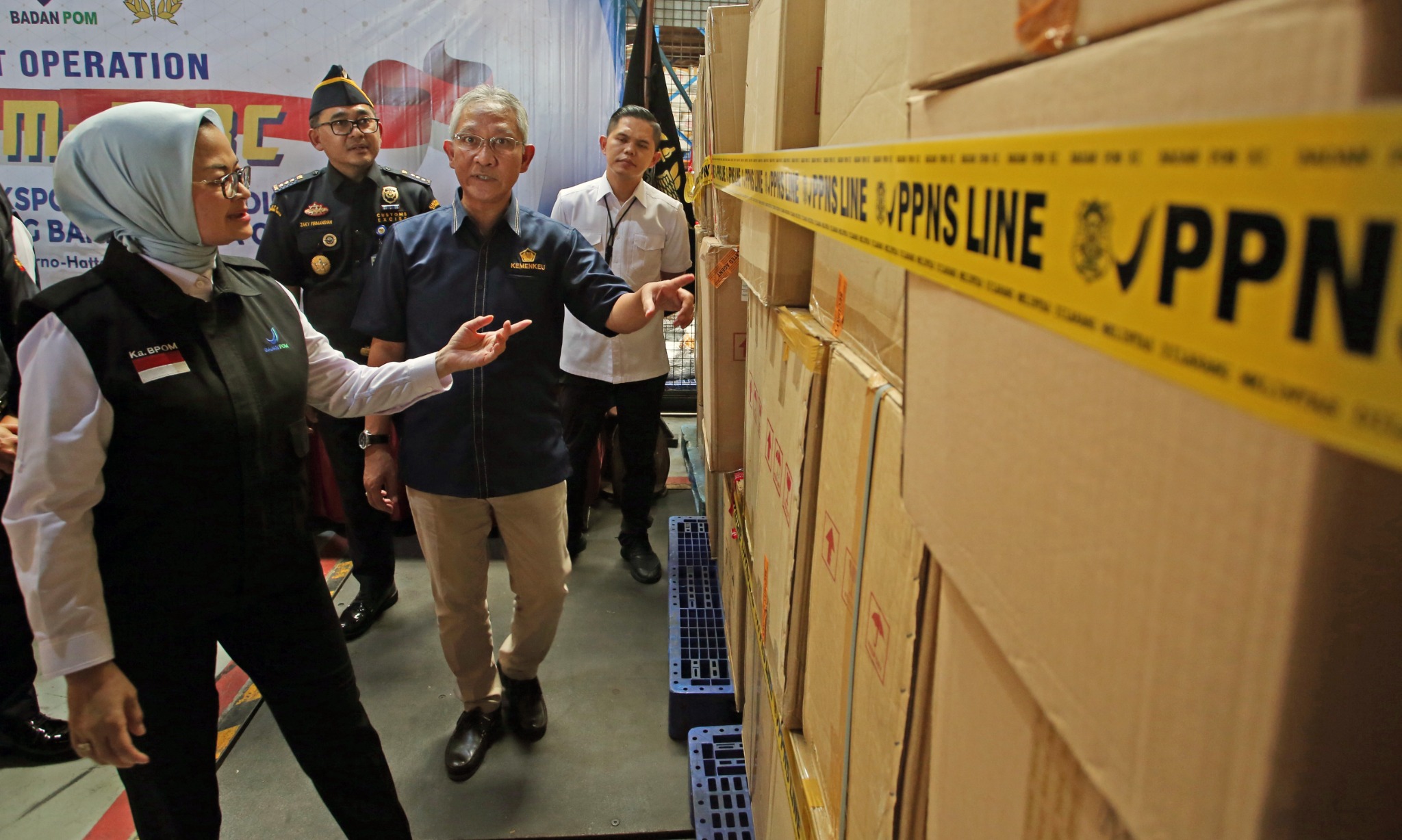 BPOM Dan Bea Cukai Gagalkan Ekspor 430 Karton Obat Tradisional Ilegal