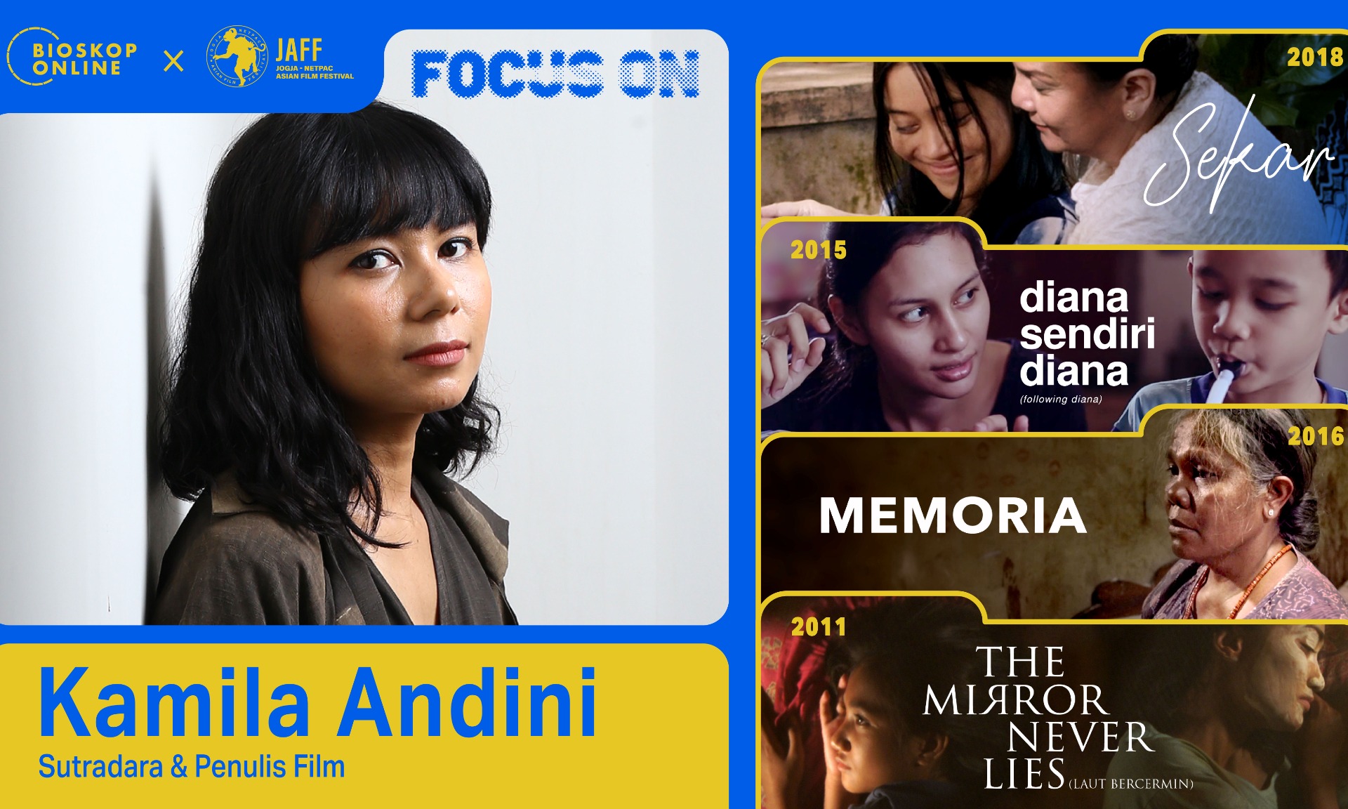 Bioskop Online - JAFF18 Menyorot Film-film Kamila Andini