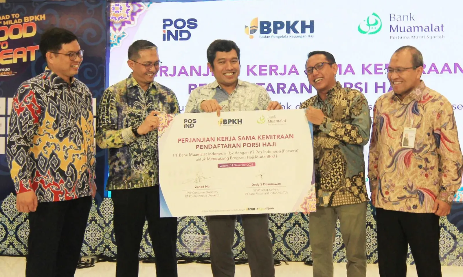 Bank Muamalat - Pos Indonesia Kerja Sama Pendaftaran Haji Reguler