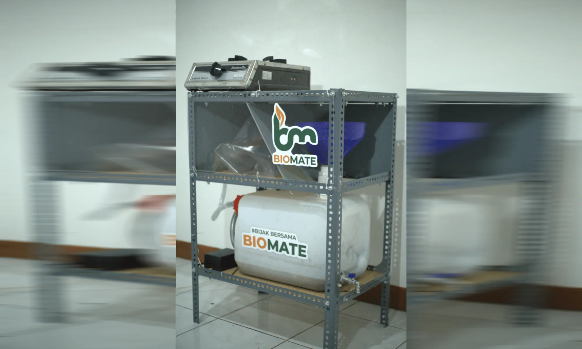 Biomate, Alat Pengubah Sampah Jadi Bahan Bakar Memasak