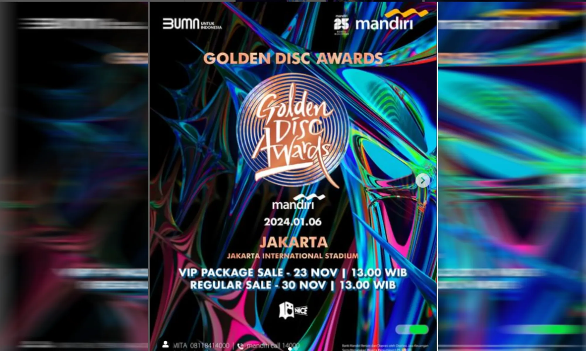 Sejumlah Fakta Golden Disc Award Ke-38 Jakarta