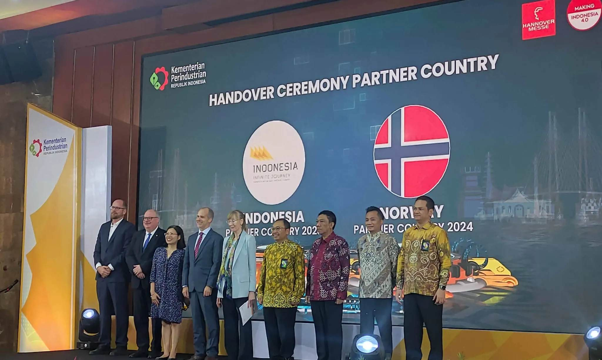 RI Serahkan Estafet Negara Mitra Hannover Messe 2024 Ke Norwegia