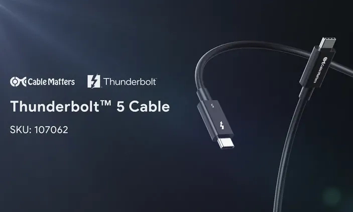 Cable Matters Luncurkan Kabel Thunderbolt 5 Pertama Di Dunia