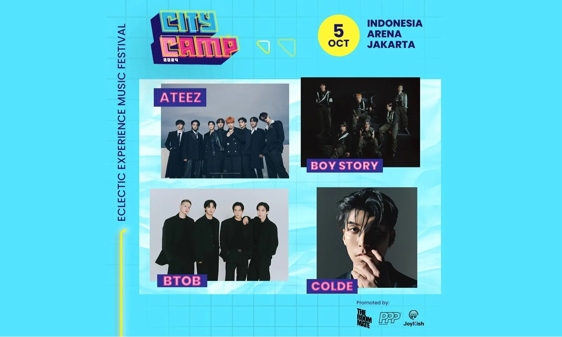 ATEEZ, BToB, Boy Story Dan Colde Bakal Hadir Di City Camp 2024