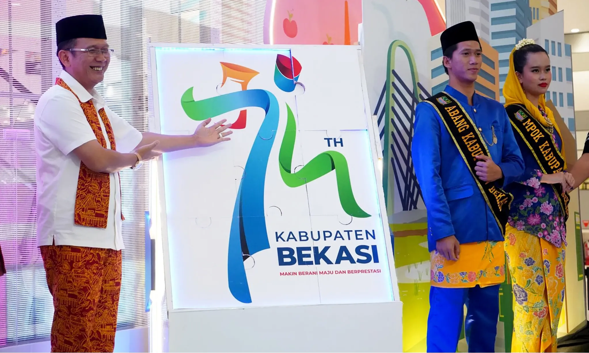 Pemkab Bekasi Urai Makna Logo HUT Ke-74