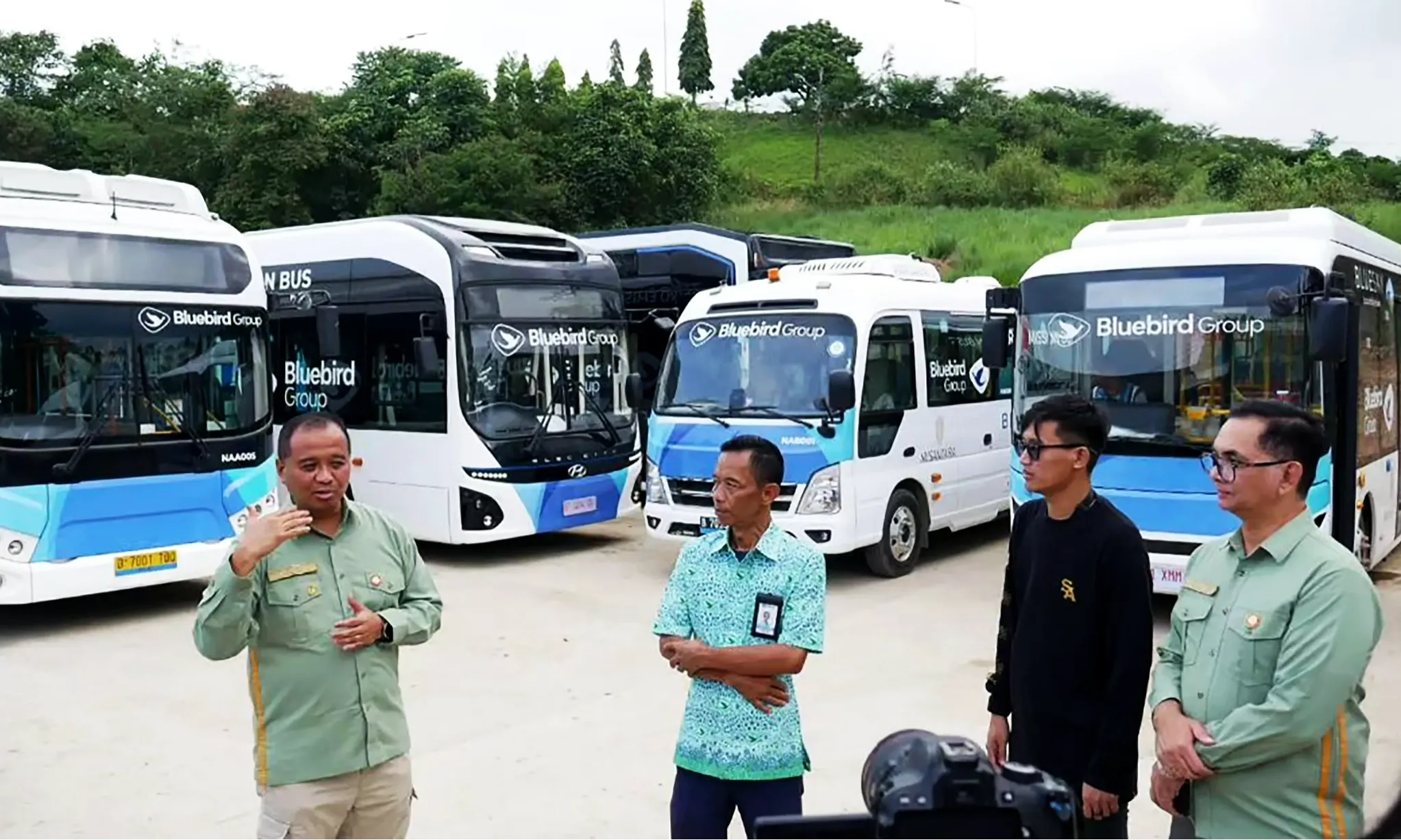 Armada Bus Listrik Siap Jadi Transportasi Tamu VIP Di IKN Saat HUT Ke-79 RI