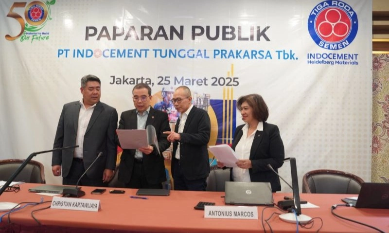 Indocement Catatkan Laba Rp2,02 Triliun Di Tahun 2024