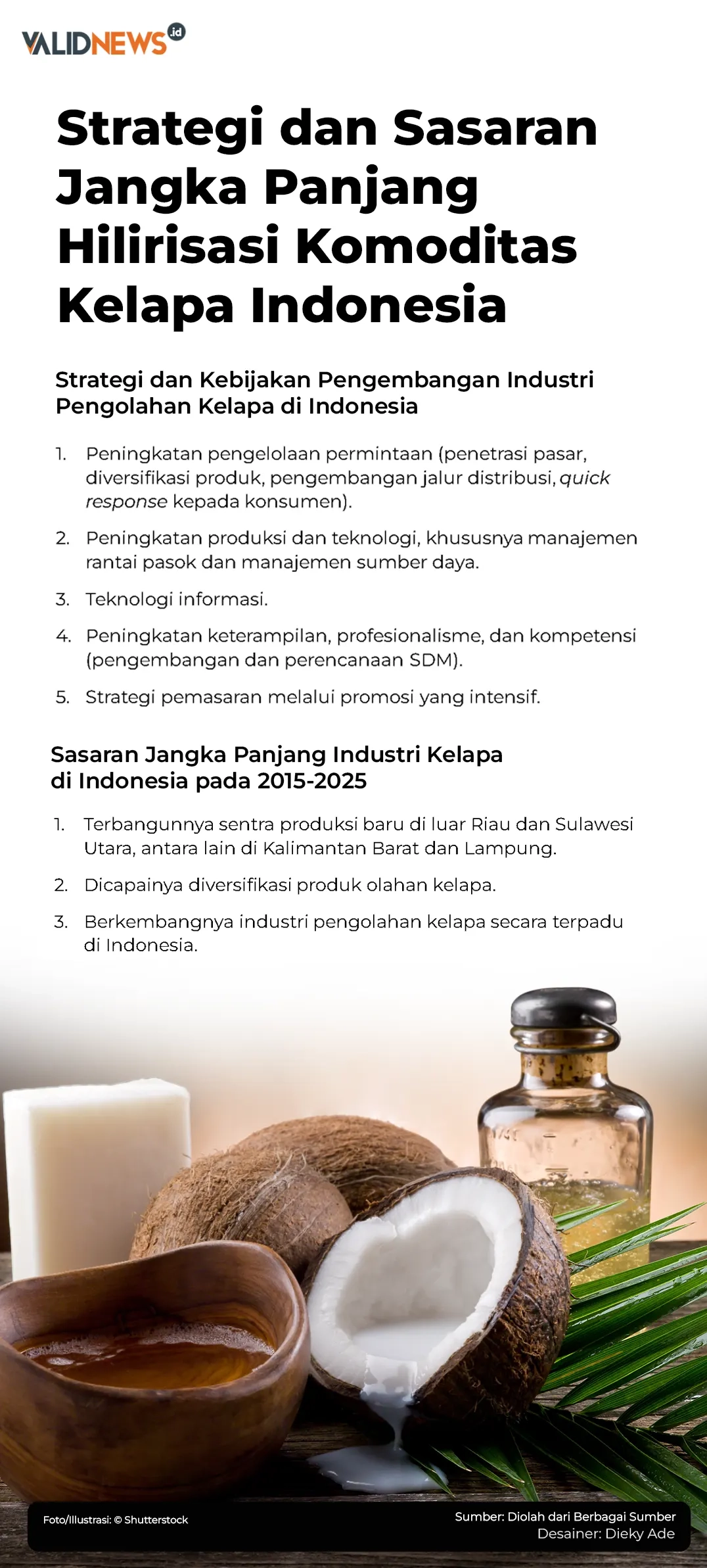 Strategi & Sasaran Hilirisasi Komoditas Kelapa Strategi & Sasaran Hilirisasi Komoditas Kelapa