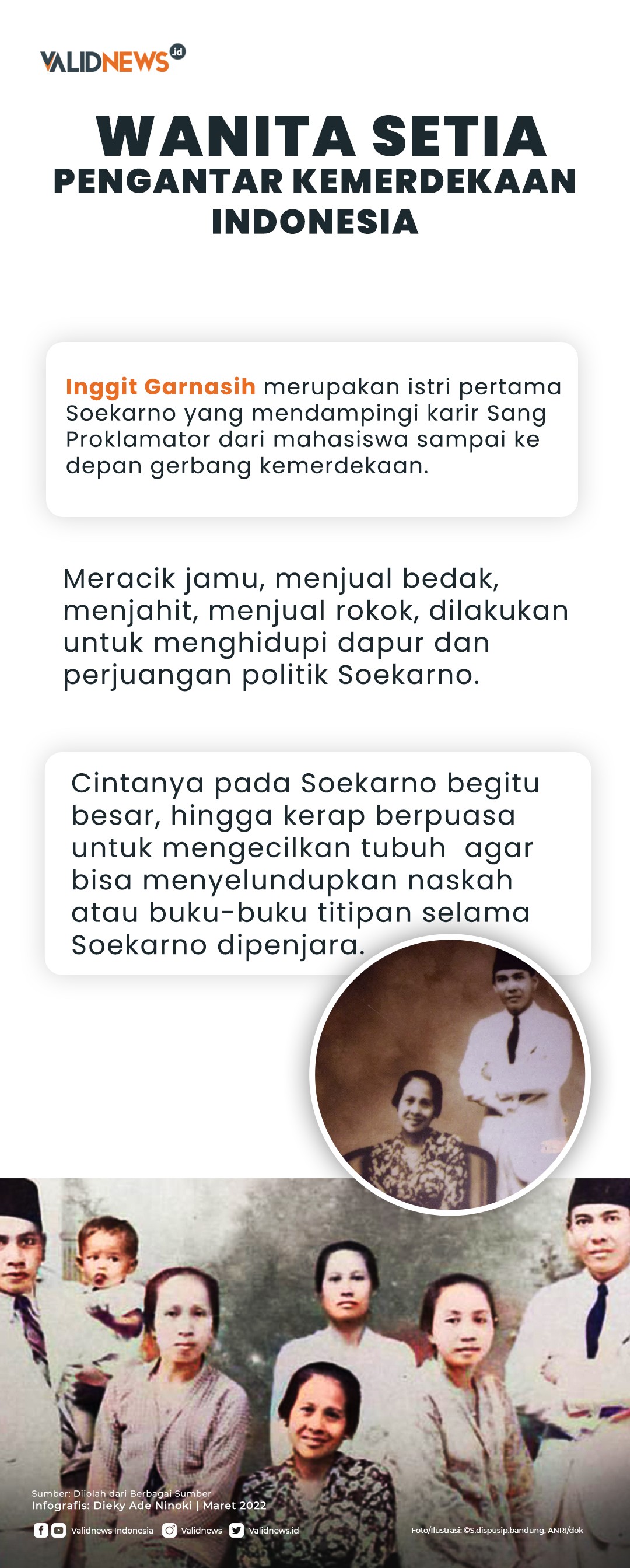 Wanita Setia Pengantar Kemerdekaan Indonesia