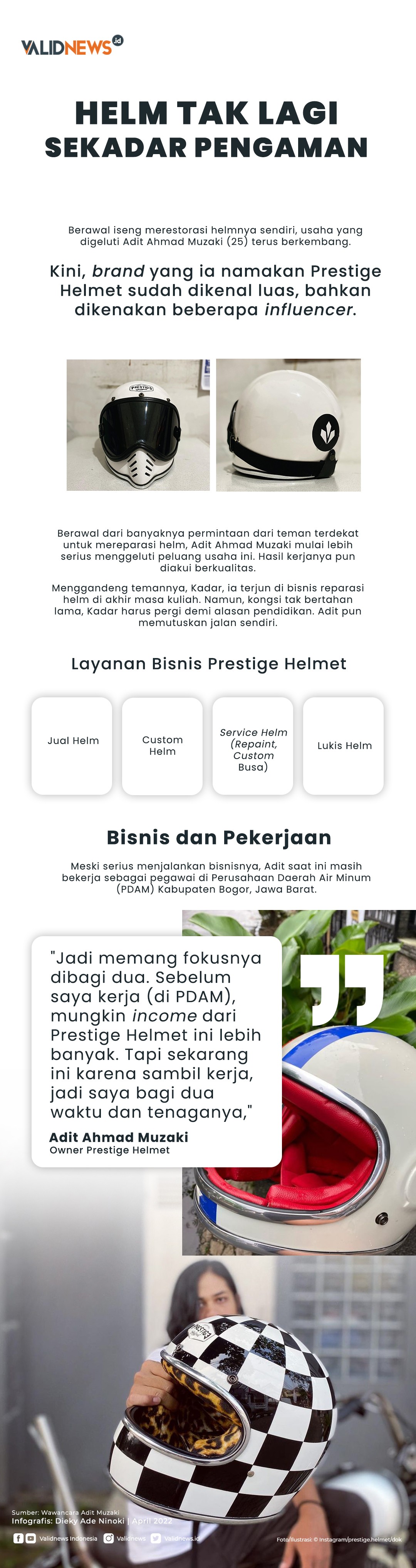 Helm Tak Lagi Sekadar Pengaman