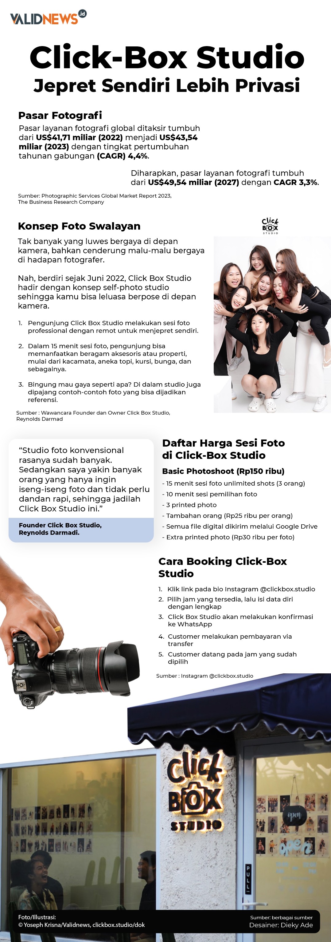 Click-Box Studio Jepret Sendiri Lebih Privasi