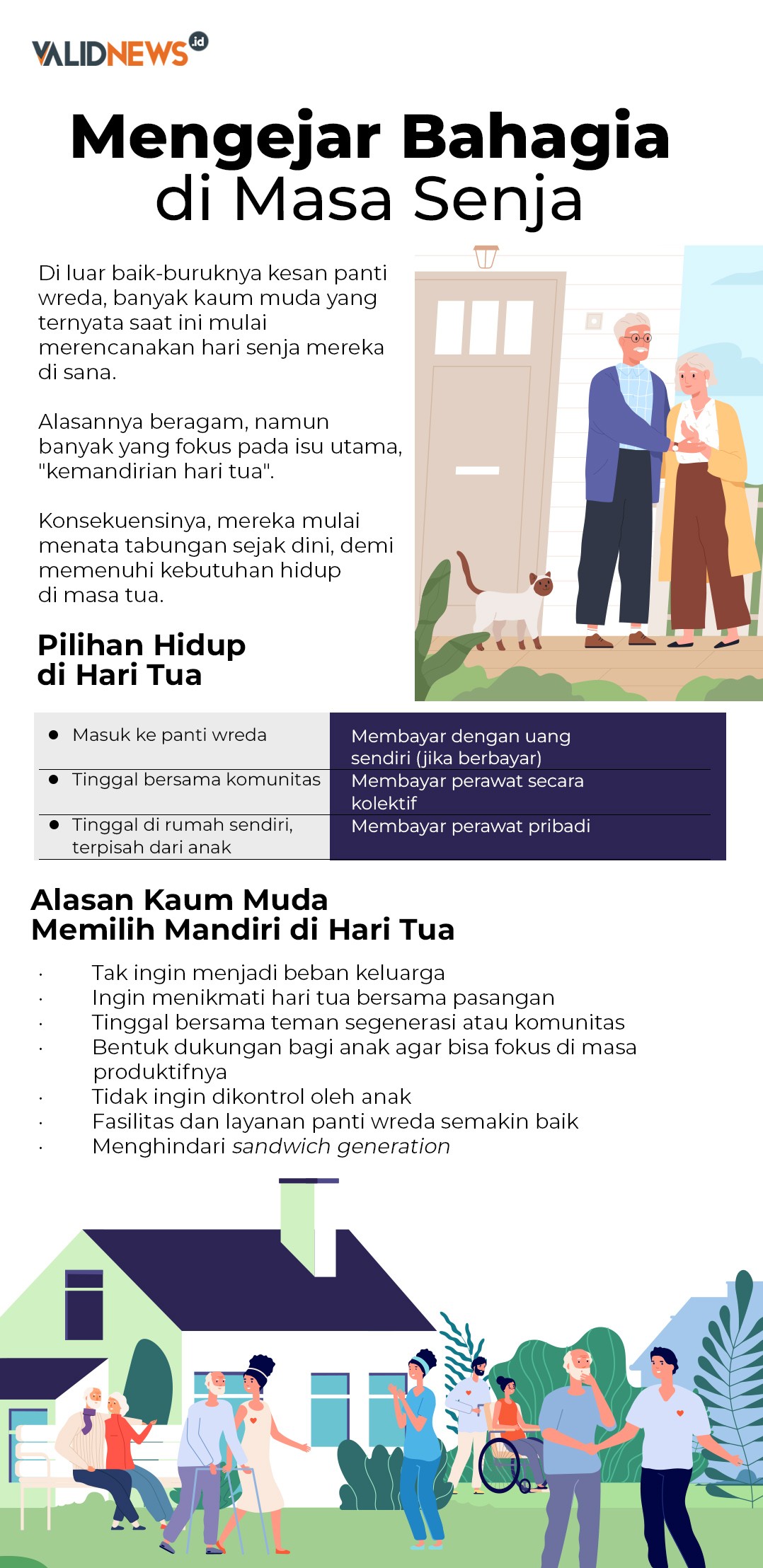 Mengejar Bahagia di Masa Senja