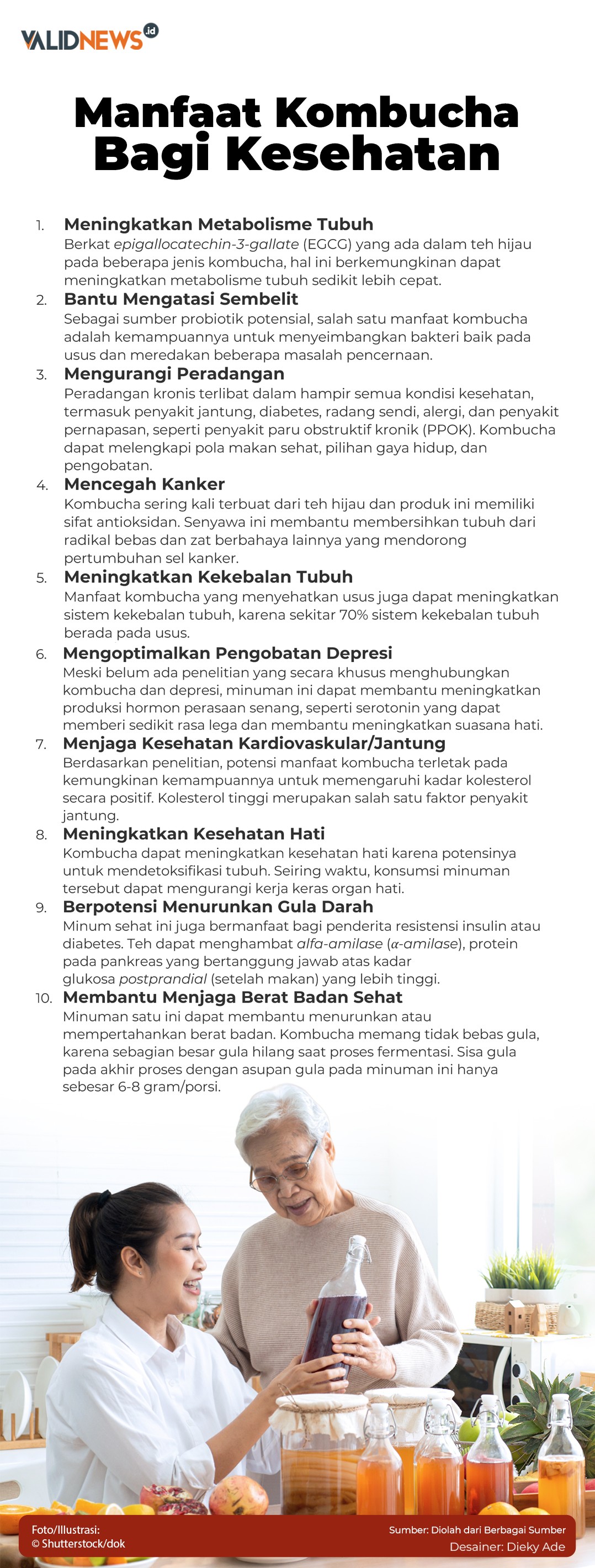 Manfaat Kombucha Bagi Kesehatan